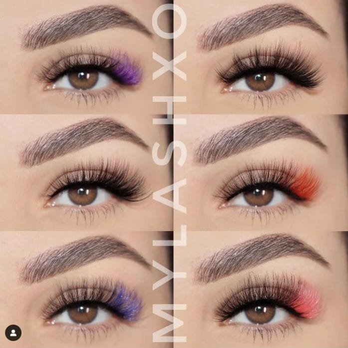 Coloured Lash Extensions | Add A Splash Of Color To Your Eyes
